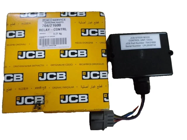 GENUINE JCB Telehandler - Relay Box P.C.B Steer Mode (Part No. 704/ ...