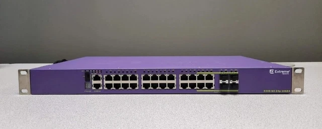 EXTREME NETWORKS SUMMIT X440-G2-24P-10GE4 24-Port Gigabit Switch FAST ...