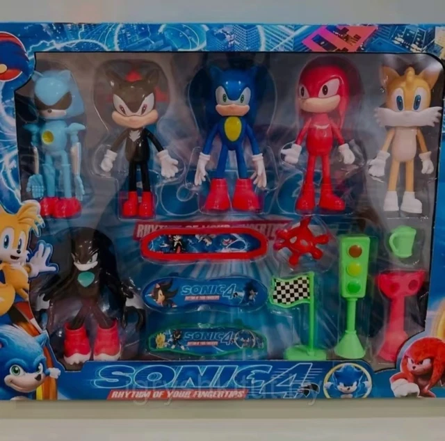 SONIC THE HEDGEHOG Large Action Figure Vehicle Playset Gift New Boxed ...