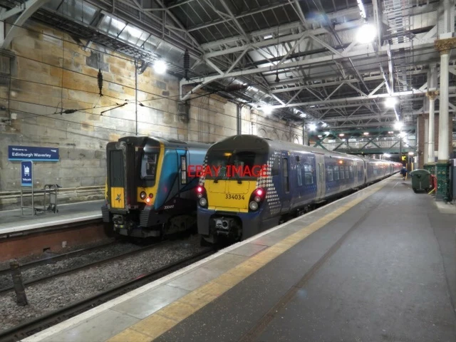 PHOTO CLASS 350 350410 & 334034 At Edinburgh Waverley 09/01/18 £1.95 ...