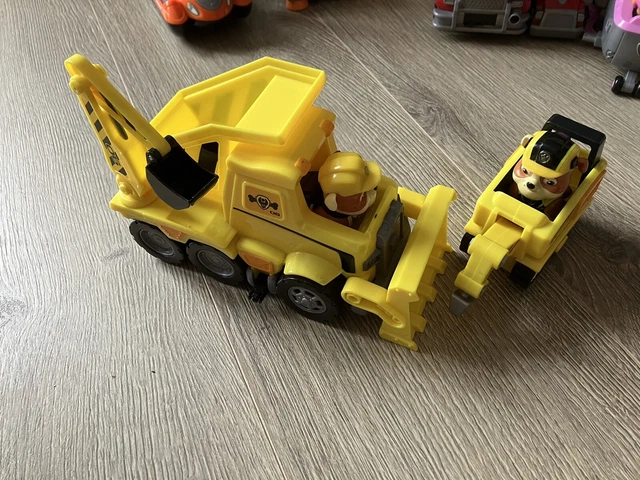 PAW PATROL RUBBLE Ultimate Rescue Vehicle With Attachable vehicle & 2 ...