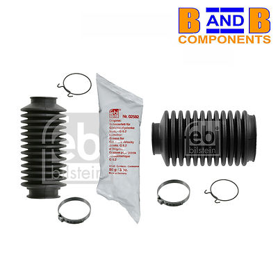 VW STEERING RACK Boots & Clips Pair Golf Mk1 Caddy Pickup Scirocco Febi ...