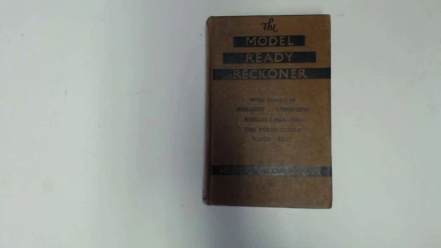 THE MODEL READY Reckoner with Tables - Anon Frederick Warne - Good £10.01 - PicClick UK