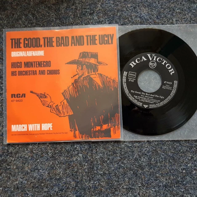 HUGO MONTENEGRO - The good, the bad and the ugly 7'' Single GERMANY EUR ...