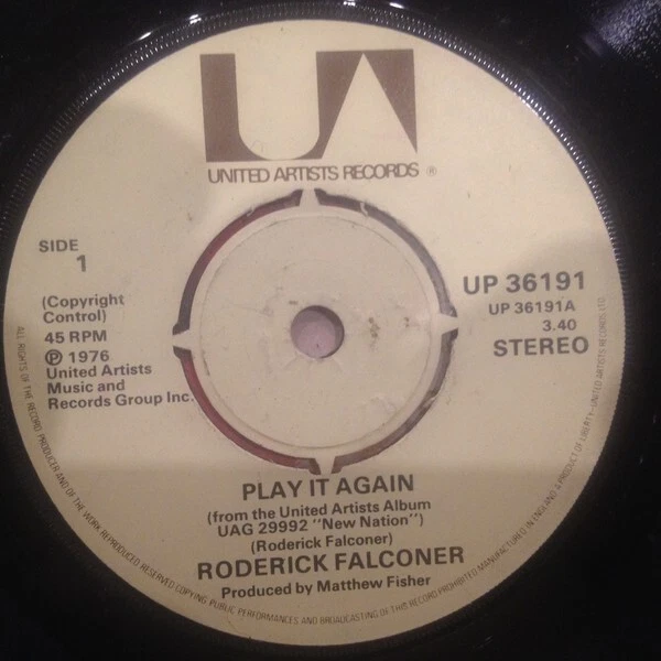 RODERICK FALCONER - Play It Again / New Nation (7") EUR 16,16 - PicClick FR