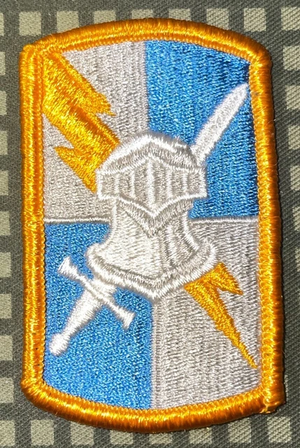 US ARMY COLOR 513th Military Intelligence Brigade Patch Sew-On Used ...