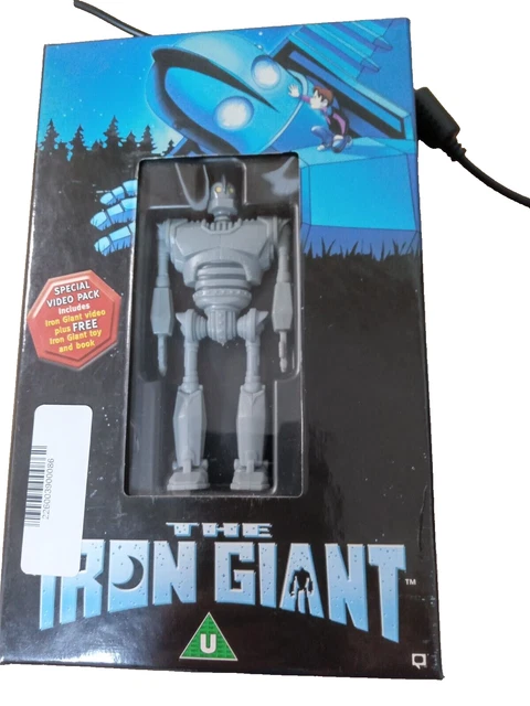 THE IRON GIANT Box VHS Set including exclusive Toy Figure Book 1999 ...