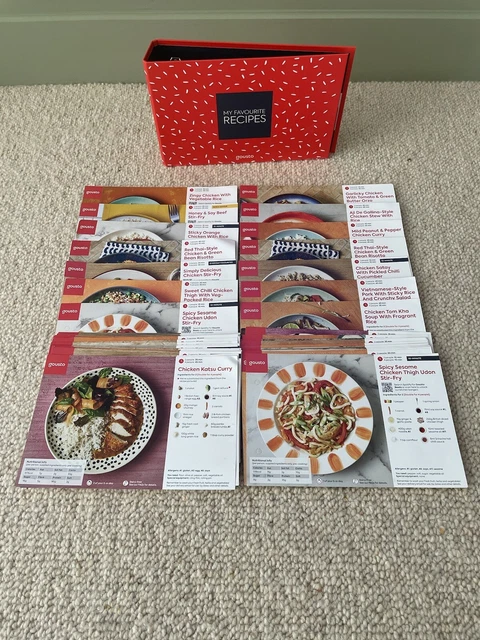 X60 GOUSTO RECIPE Cards Mixed With Folder (2) EUR 29,02 - PicClick IT