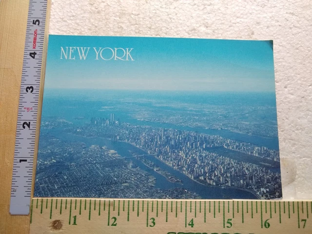 POSTCARD AERIAL VIEW NYC NY USA £11.63 - PicClick UK