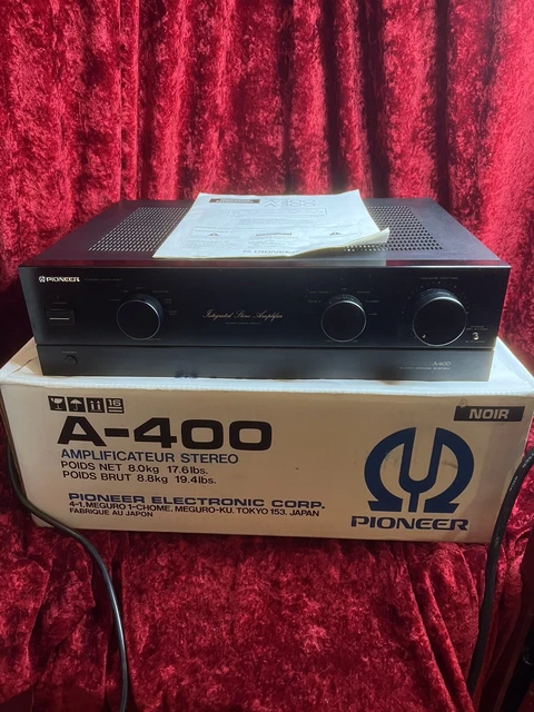 PIONEER A400 CLASSIC Amplifier Minimal Use With Original Box £185.00 ...