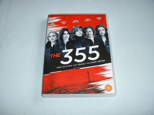 THE 355 UK 2022 DVD Release (FILM/MOVIE/ACTION/JESSICA CHASTAIN ...