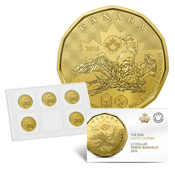 2016 LUCKY LOONIE COIN PACK for the Rio 2016 Olympic (Canada ...