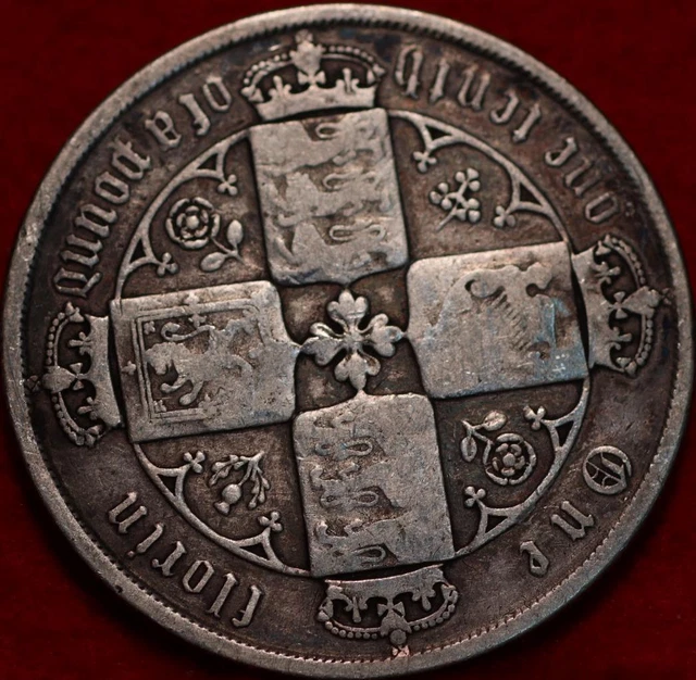 GREAT BRITAIN ONE Florin Silver Foreign Coin £3.38 - PicClick UK