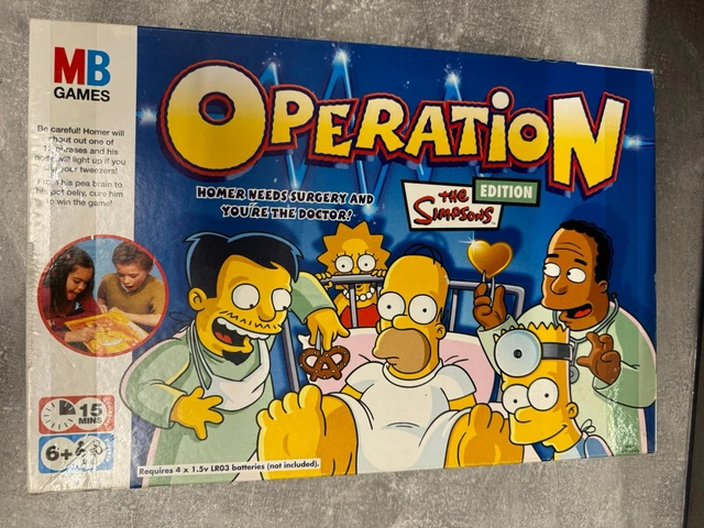 MB GAMES "Operation" Simpsons Edition 2005 Fully Working £9.99 ...
