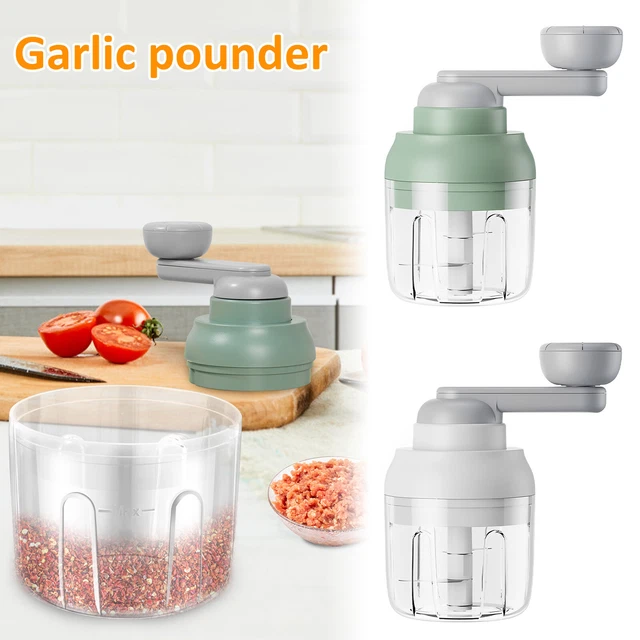 NEW MANUAL Vegetable Onion Garlic Chopper Food Hand Pull Dicer Slicer ...