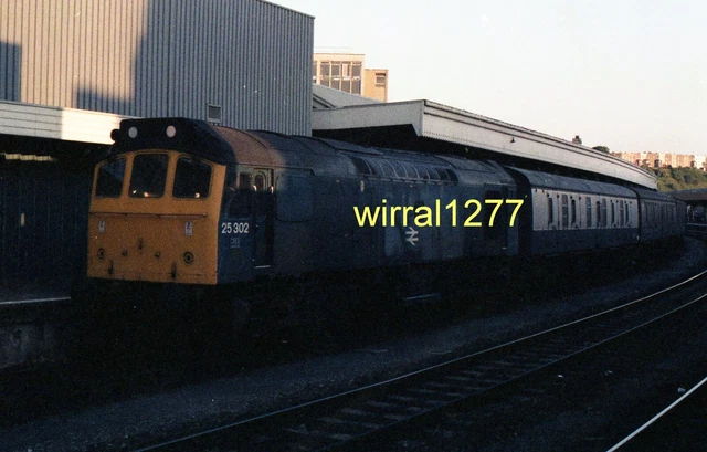 ORIGINAL RAILWAY PHOTOGRAPHIC negative Class 25 25302 at Bristol £3.00 ...