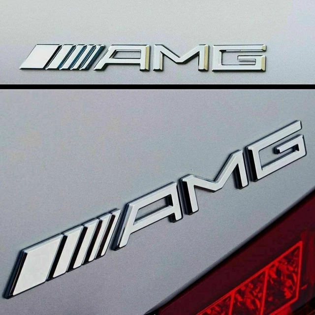 NEW STYLE - Mercedes AMG Boot Badge Rear Emblem Logo - Suitable for ...