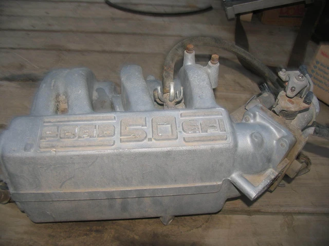 FORD HO 302 5.0 Upper EFI Intake Manifold Van Truck 86 87 88 89 90 91 ...