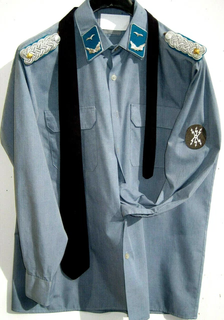 NVA UNIFORM NVA Hemd Luftwaffe Flieger Pilot NVA Schulterstücke ...