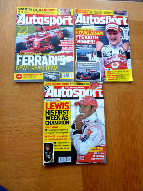 3 X AUTOSPORT Magazines 2008 £12.94 - PicClick UK
