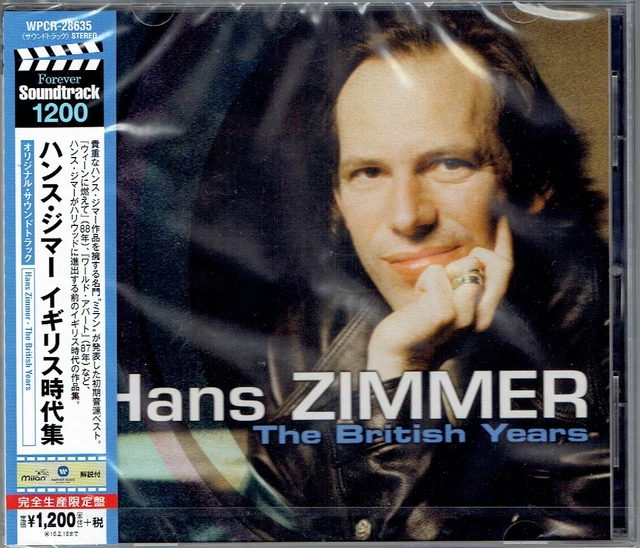 HANS ZIMMER THE British Ans Scellé Bande Originale Japan CD WPCR-28635 ...