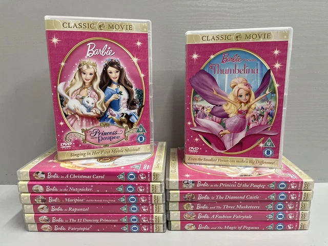 BARBIE CLASSIC MOVIE Collection - 13x DVD Bundle - Region 2&4 £67.99 ...