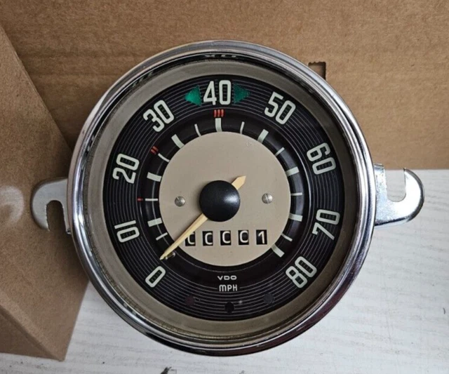 VW BUS T1 Tacho Speedometer Mph komplett überholt von 9. 1960 EUR 449 ...