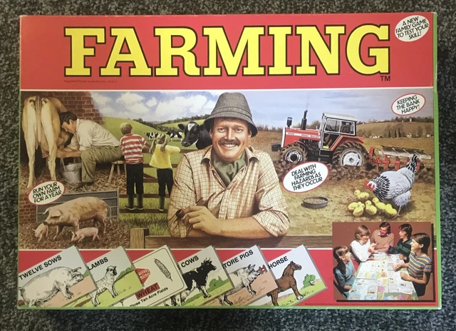 RARE VINTAGE 1982 FARMING Board Game by Edward Fletcher & Partners ...