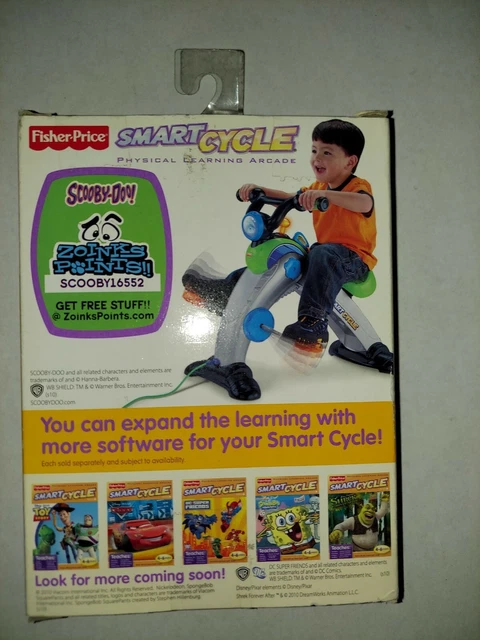 FISHER PRICE ORIGINAL Smart Cycle Cartridge SCOOBY DOO New Sealed 2010 ...