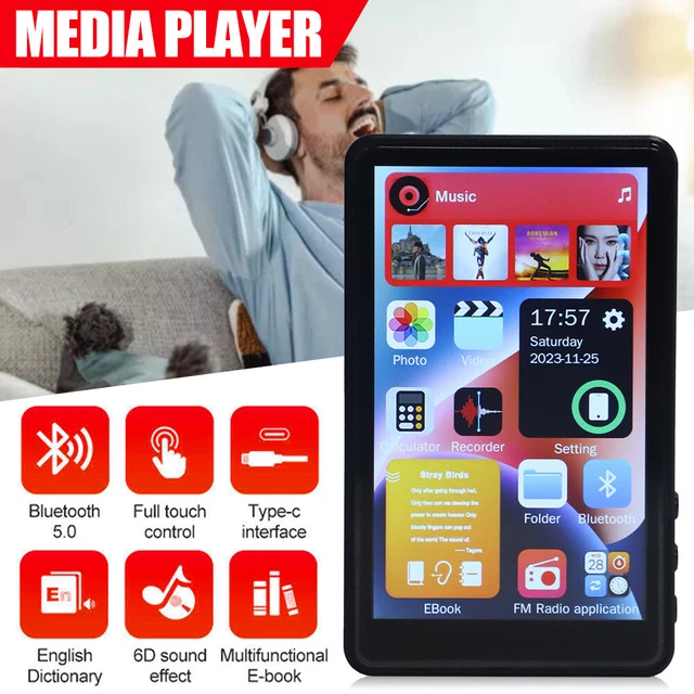 MINI BLUETOOTH MP3 Player MP4 Media Radio HIFI Sport Music Speaker W ...