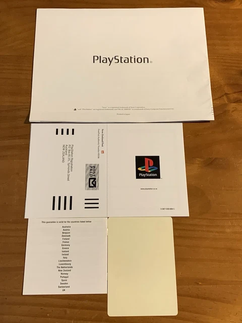 SONY PLAYSTATION PS1 User Instruction Manual SCPH-9002 A PAL English $15.99 - PicClick AU