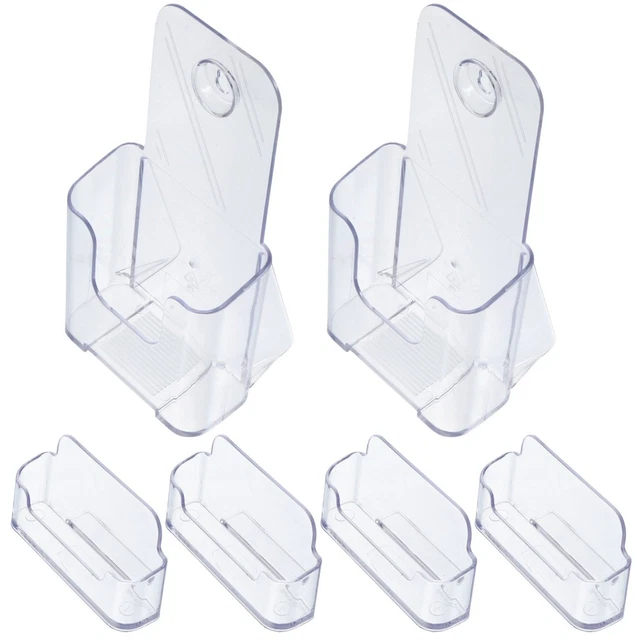 CLEAR BOOK STAND Brochure Holder Desktop Document Storage Bookshelf $40 ...