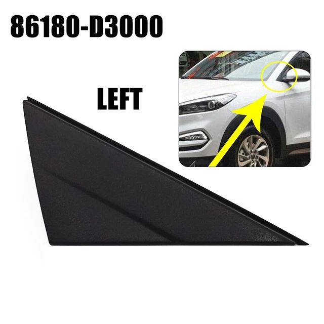 OE# 86180D3000 MOULAGE d'angle miroir garniture pilier aile noire pour ...