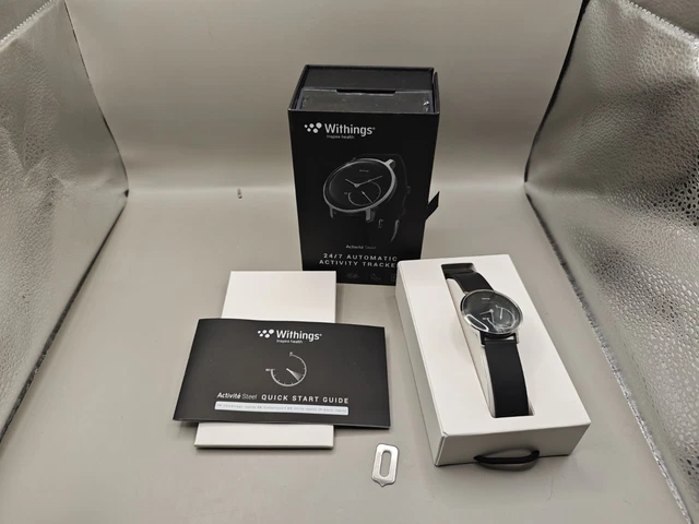 WITHINGS ACTIVITE STEEL Hybrid Unisex Smart Watch and Activity Tracker ...