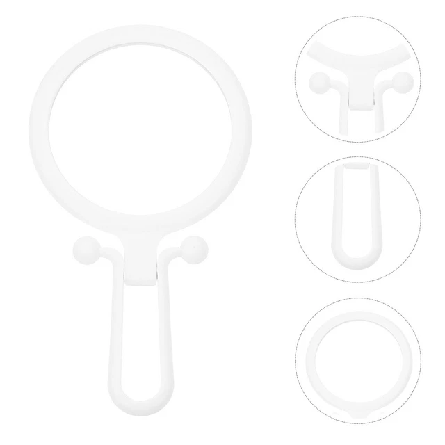 MIRROR FOR MAKEUP Double-side Hand Double-sided Handheld Compact Handle ...