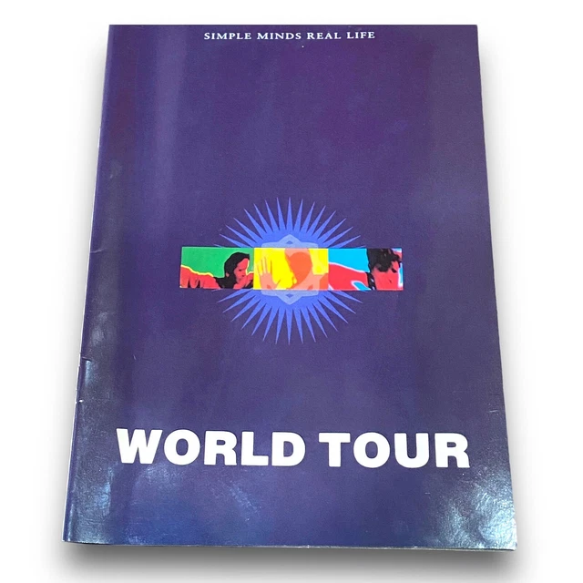 SIMPLE MINDS REAL Life World Tour 1991 Concert 16 Page Official ...