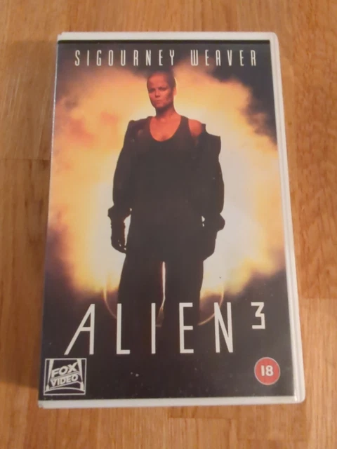 ALIEN 3 VHS VIDEO TAPE: FOX VIDEO ex rental big box tested Sigourney ...