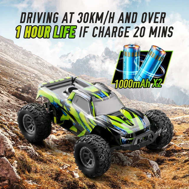 RC CAR 4WD 30KM/H High Speed Remote Control Trucks Monster Crawler Cars ...
