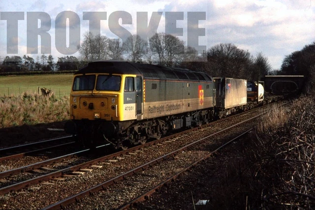 35MM SLIDE BR British Rail Diesel Loco Class 47 47351 Whitacre 1997 Orig £4.98 - PicClick UK