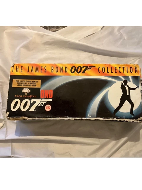 THE JAMES BOND 007 Collection 17 Films VHS Box Set Vintage Film Collectable £29.99 - PicClick UK
