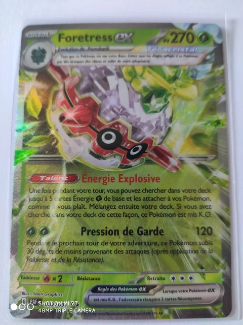 CARTE POKÉMON Foretress EX 002/091 Destinées De Paldea EV4.5 FR EUR 3 ...