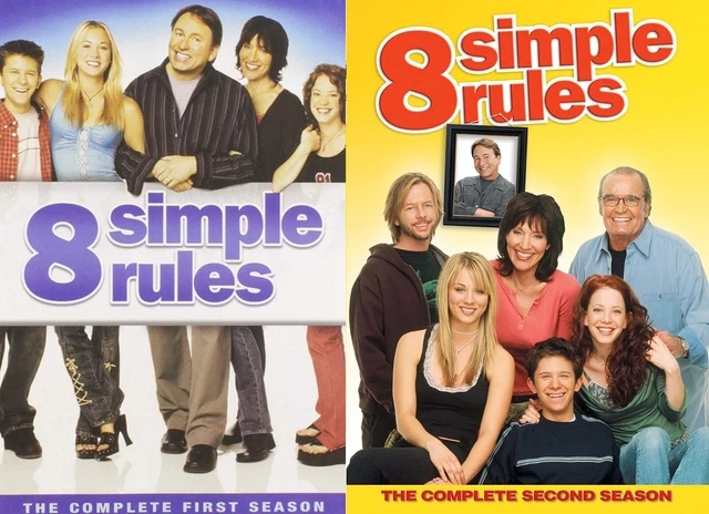 8 SIMPLE RULES The Complete Series DVD Lot - Season 1 & 2 - First ...