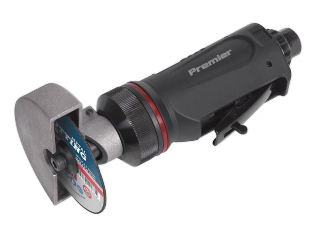SEALEY 75MM AIR Cut-Off Tool With Metal Safety Guard & Safety Trigger ...