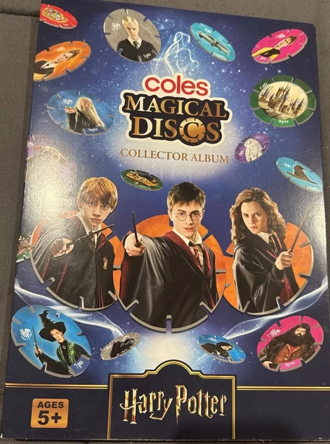 COLES 2025 HARRY Potter Magical Discs Full Complete Set 72 Discs With ...