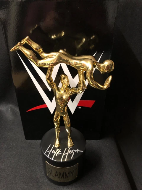 HULK HOGAN SIGNED Autographed RARE replica WWE Slammy award Val COA ...
