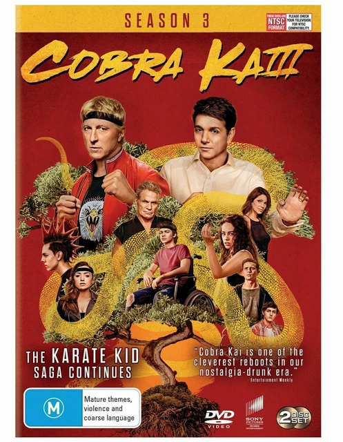 Cobra Kai Season 3 Dvd New 29 99 Picclick Au