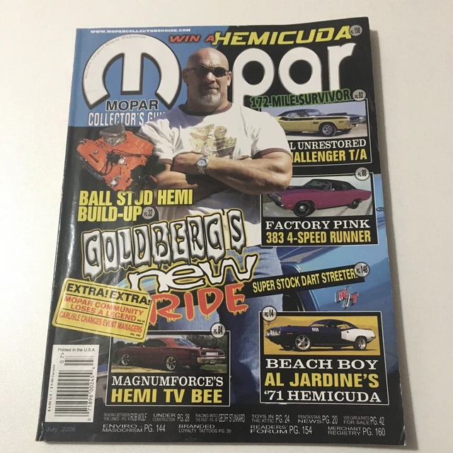 MOPAR COLLECTOR'S GUIDE MCG July 2006 Magazine Back Issue £8.93 ...