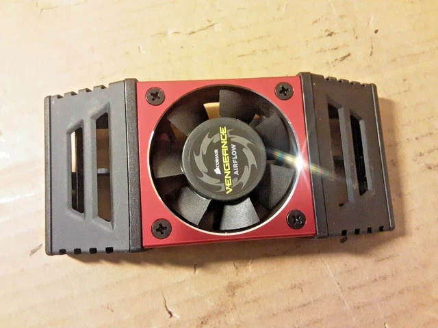 CORSAIR VENGEANCE AIRFLOW RAM Cooler DDR3 DDR4 Fan Black, Red, £25.99 ...