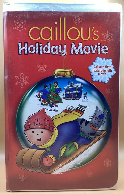 CAILLOU - CAILLOU'S Holiday Movie VHS 2003 Clamshell **Buy 2 Get 1 Free ...