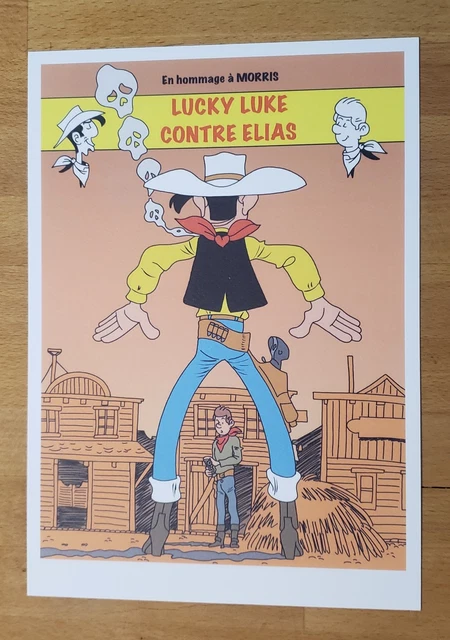 HOMMAGE E.O. BD Parodie Pastiche Sylvain Aimès Format A4 Lucky Luke ...